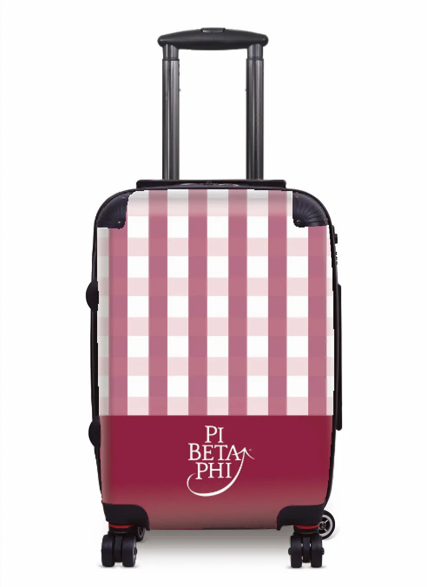Pi Beta Phi Carry-on Suitcase - Gingham