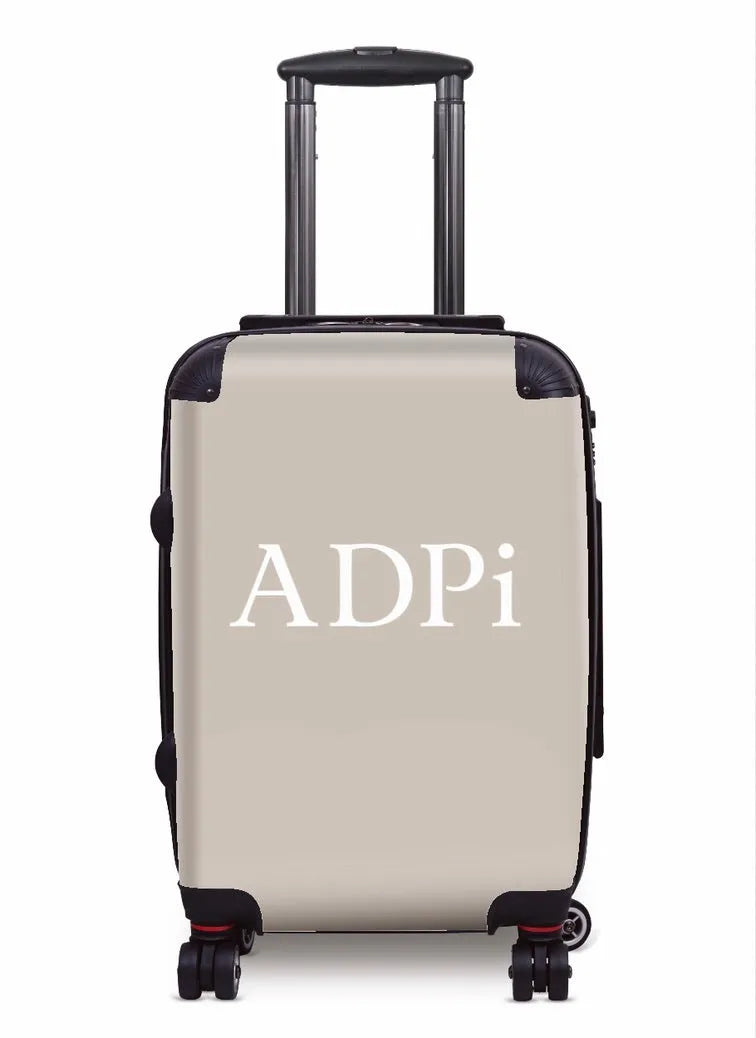 ADPi Carry-on Suitcase | Alpha Delta Pi Gifts – Campus Greek Fit